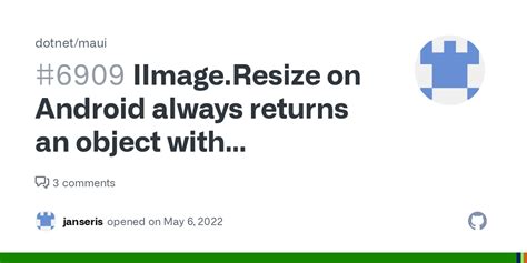 Iimageresize On Android Always Returns An Object With System