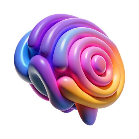 Dramatic Minimalist Abstract Synesthesia Brainwave Visual Cutout Neon Colors Exclusive 58004109 Png