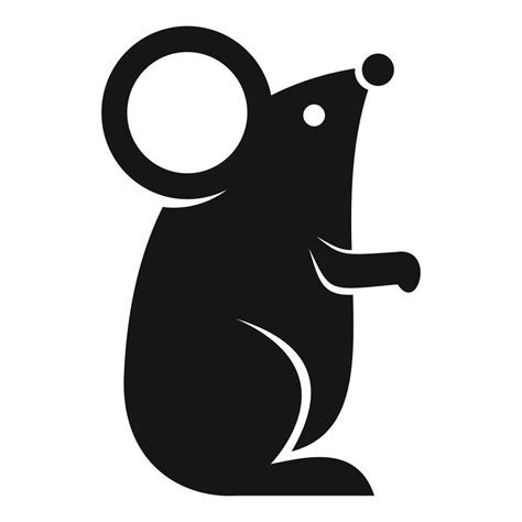 mouse icon simple style 14504137 vector art at vecteezy