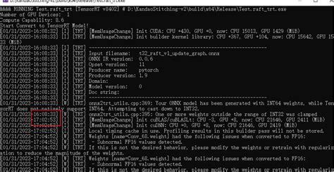 The Time Required For Export Onnx To Trt Is Proportional To The