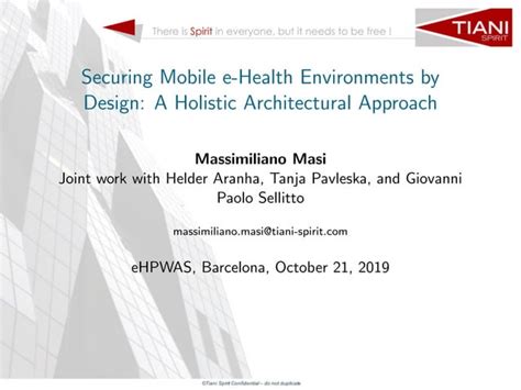 securing mobile e health environments by design a holistic