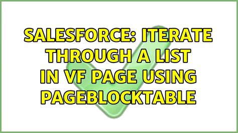 Salesforce Iterate Through A List In Vf Page Using Pageblocktable