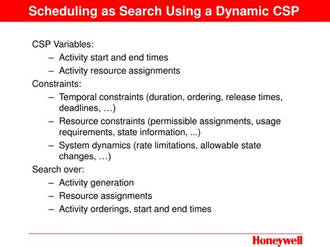 Ppt Constraint Based Scheduling In The Real World Powerpoint