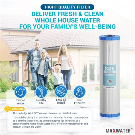Kdf 85 Carbon Iron And Hydrogen Sulfide Whole House Filter Cartridge