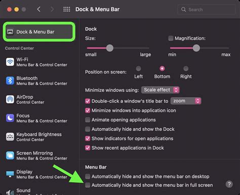 How To Make Your Mac S Menu Bar Stay Visible In Full Screen Mode MacRumors