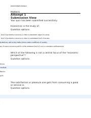 AMU ECON201 Midterm Study Guide Course Hero