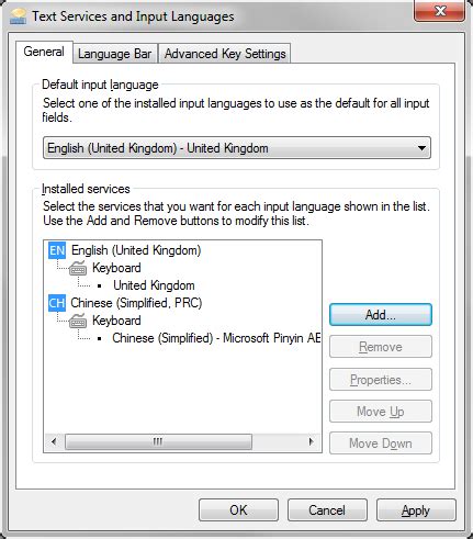Changing The Keyboard Language In Windows