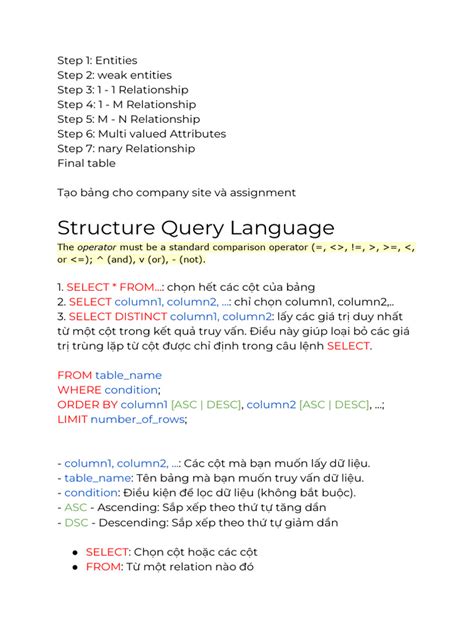 Structure Query Language Pdf