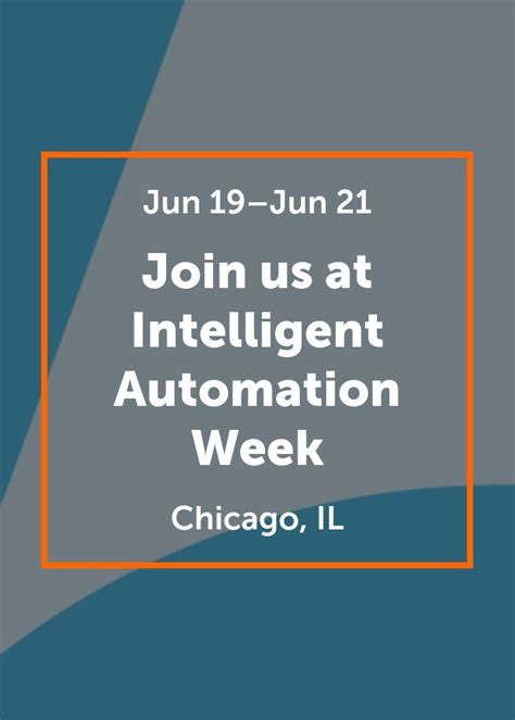 join us at intelligent automation week