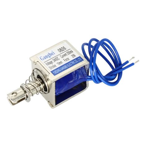 5 Solenoide Atuador Linear 12 A 24v Arduino Projetos Armazém Automotivo