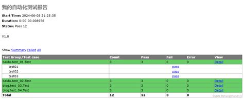 30 Unittest生成测试报告（htmltestrunner插件） Csdn博客