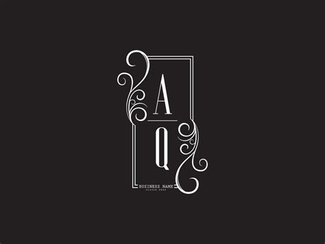Initials Aq Logo Icon Luxury Aq Qa Letter Logo Design For Business 14052794 Vector Art At Vecteezy