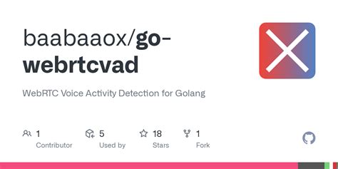 GitHub Baabaaox Go Webrtcvad WebRTC Voice Activity Detection For Golang