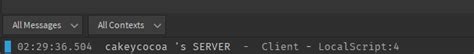 Why Does Servername Print Out Nil Scripting Support Developer