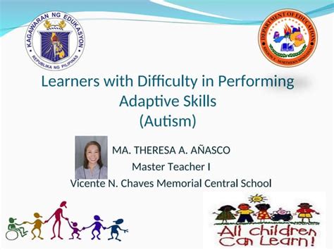 learners with difficulty in performing adaptive skills autism ppt