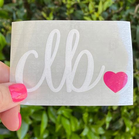 Initials Decal Etsy