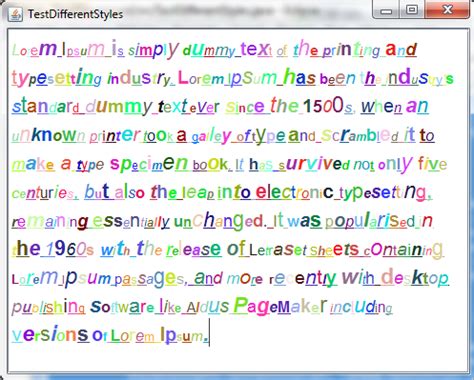 What Colors Are There In Java