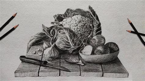 Vegetables Pencil Drawing A Comprehensive Guide To Capture Natures Beauty