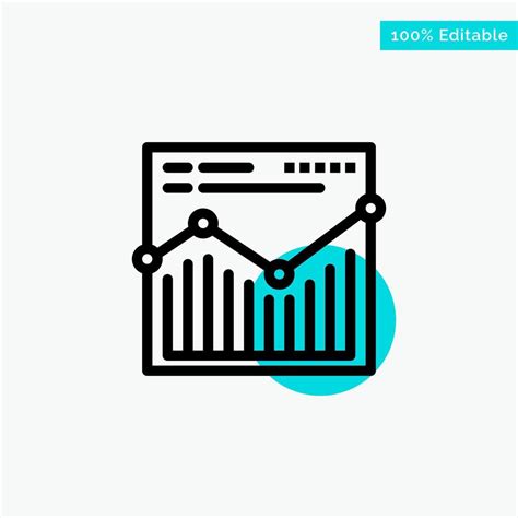 Analysis Web Website Report Turquoise Highlight Circle Point Vector Icon 14804484 Vector Art At