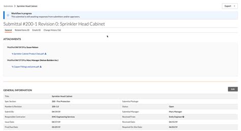 apply markup and add a stamp to pdf attachments in a submittal procore