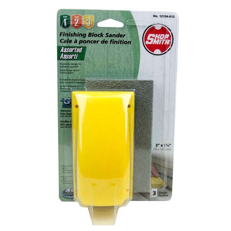 Shopsmith Finishing Sander Block Hook And Loop System Ergonomic