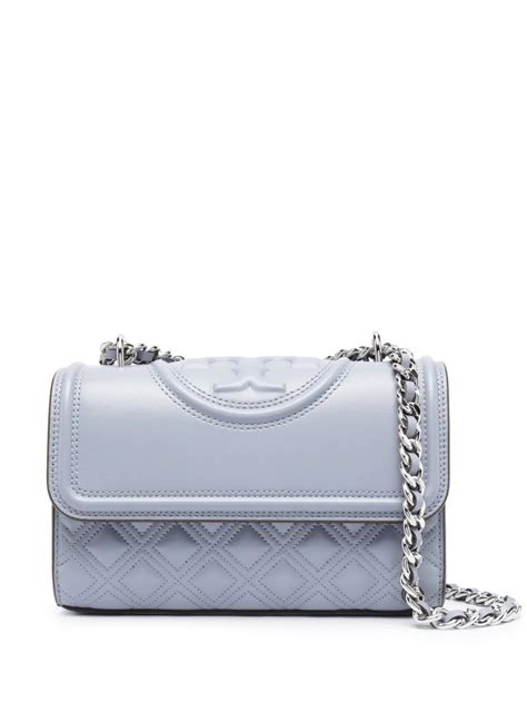 Tory Burch Fleming Soft Small Convertible Shoulder Bag In Blue Modesens
