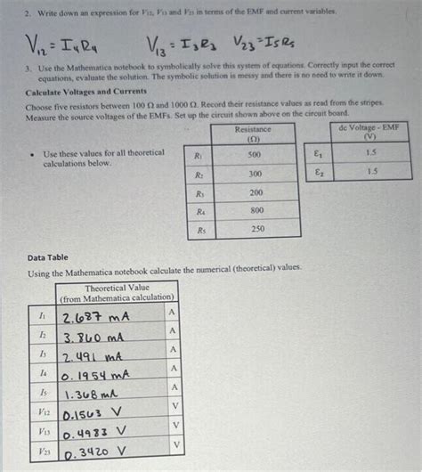 Solved 1 Using The Junction Rule And Loop Rule Write Down