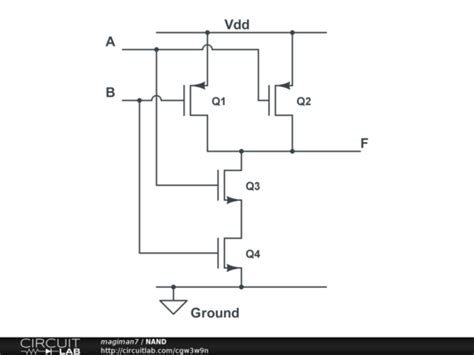 Nand Transistors Circuitlab