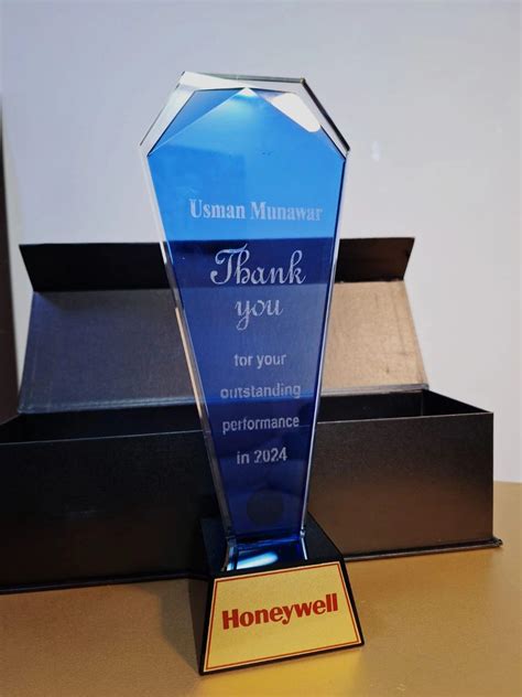 Grateful For The Recognition And Appreciation Upon Receiving The