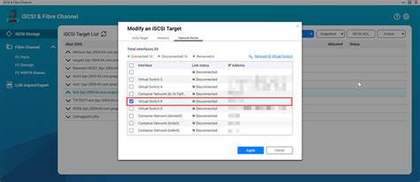 Why Is The ISCSI Initiator Unable To Connect To The ISCSI Target Using A Virtual Switch QNAP