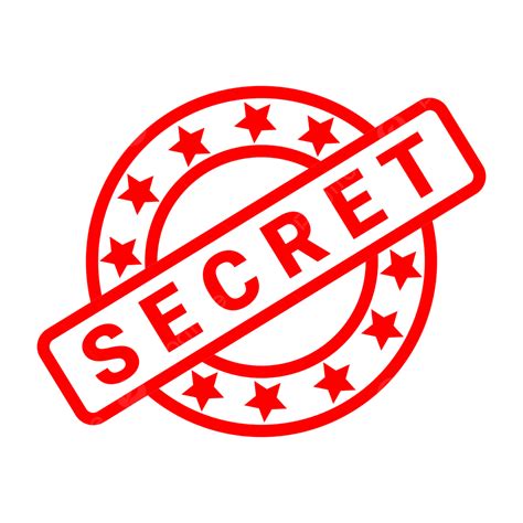 Top Secret Rubber Stamp Ink Imprint Icon Stock How To Create A Rubber