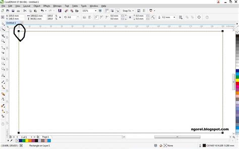Tutorial Corel Draw Membuat Rounded Ujung Bidang Raden K