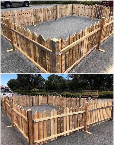 Diy Pallet Fence Step By Step Guide