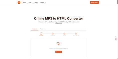 Konverter Mp3 Til Html Lyd Til Webside Vomo Ai