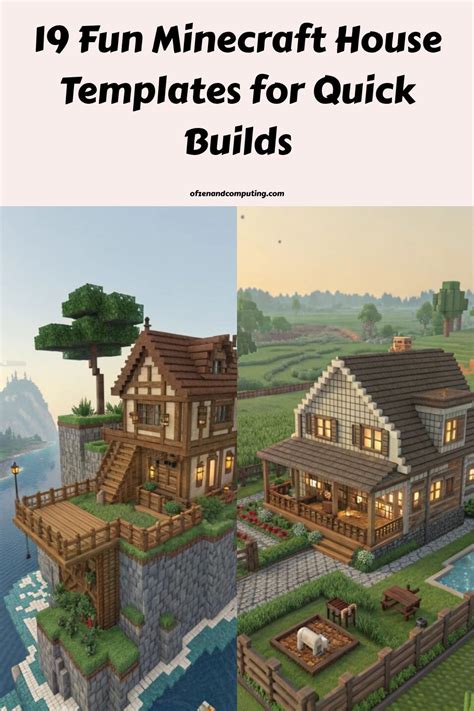 19 Easy Minecraft House Templates To Build Fast And Enjoy In 2025 Easy Minecraft Houses