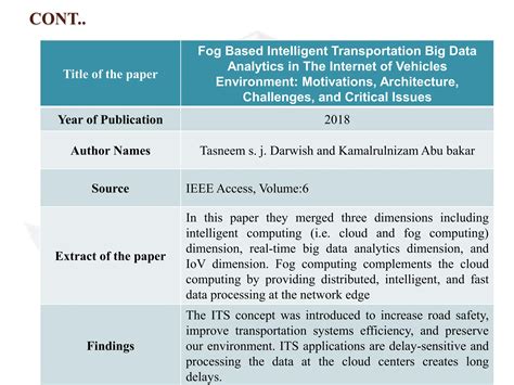 An Intelligent Architectural Framework For Fog Computing Supported Iot Applications Ppt