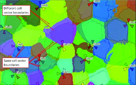 Best Server Map Example With Overlaps 11 Courtesy Of Forsk