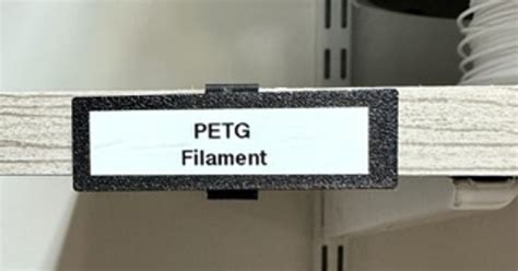 Elfa Wood Shelf Label Holder By Bill Cutlip Download Free STL Model Printables Com