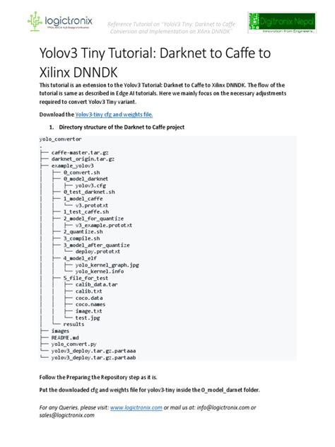 Yolov3 Tiny Tutorial Darknet To Caffe Conversion And Implementation On