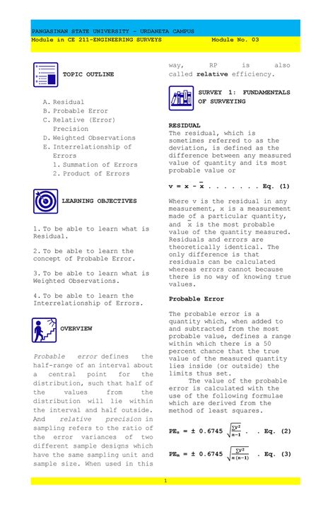 Module 3 Probable And Relative Errors Introduction To Fundamentals Of