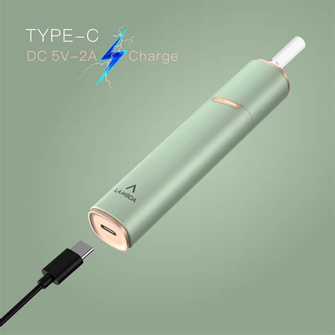 LAMBDA Air Heat Not Burn Device With OLED Display Compatible With All HEETS Marlboro