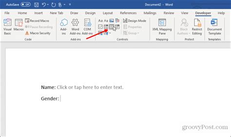 How To Create Fillable Forms In Microsoft Word