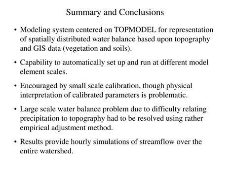 distributed hydrologic modeling using gis and topmodel ppt download