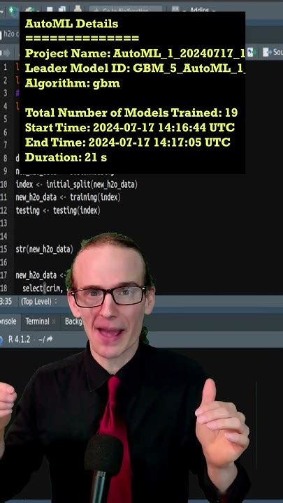 Automated Machine Learning With H2o R Tutorial Machinelearning