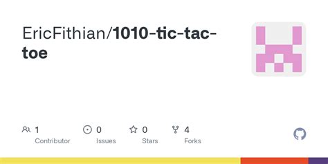 Github Ericfithian1010 Tic Tac Toe
