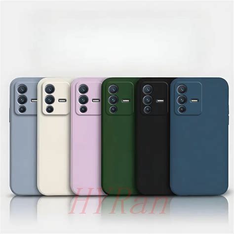 Vivo V23 5g Solid Color Silicone Phone Case Yt Shopee Philippines