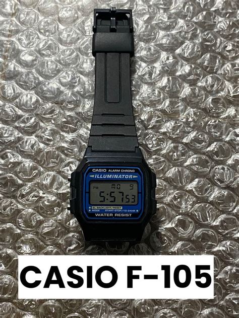 Casio F 105 デジタル腕時計 メルカリ