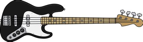 Electric Bass Guitar Vector Art Png Images Free Download On Pngtree