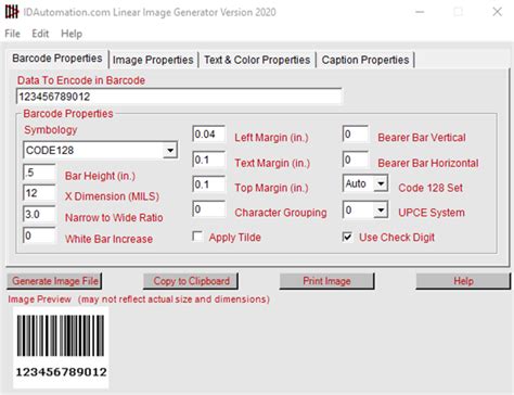 Barcode Image Generator Manual And Tutorial