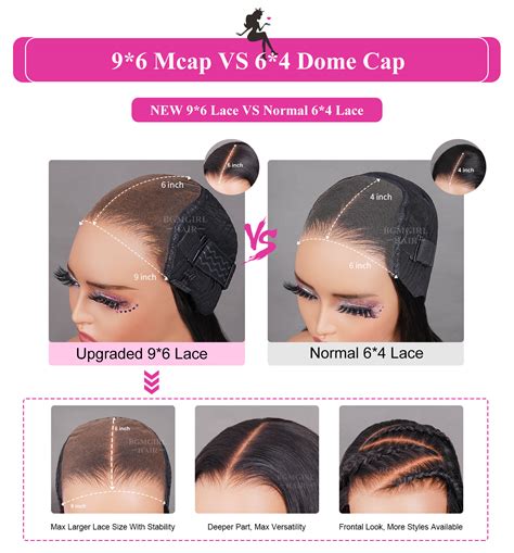 M Cap Straight 9x6 Wear Go Wig Hd Lace Pre Bleached Tiny Knots Pre